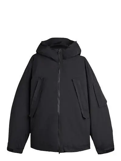 Adidas Y3 Gore-tex Padded Hooded Jacket - Black