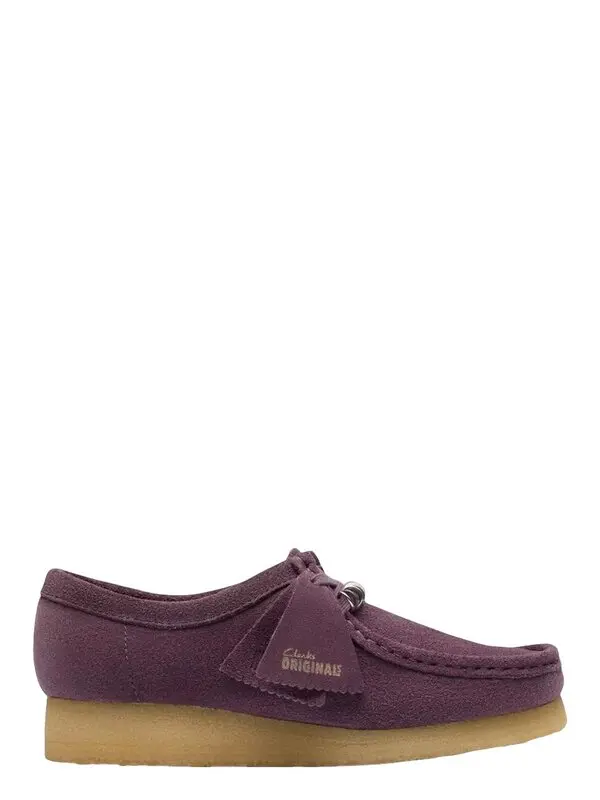 Clarks Wallabee - Plum Suede