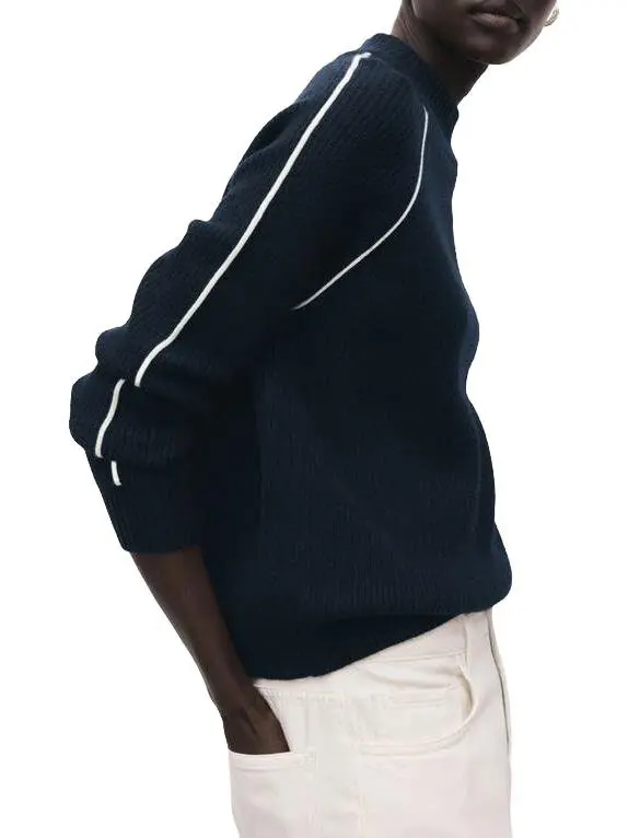 Mango Francus Sweater - Navy