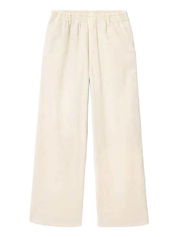 ALLSAINTS Sabbath Mid-rise Cord Trousers - Pebble White