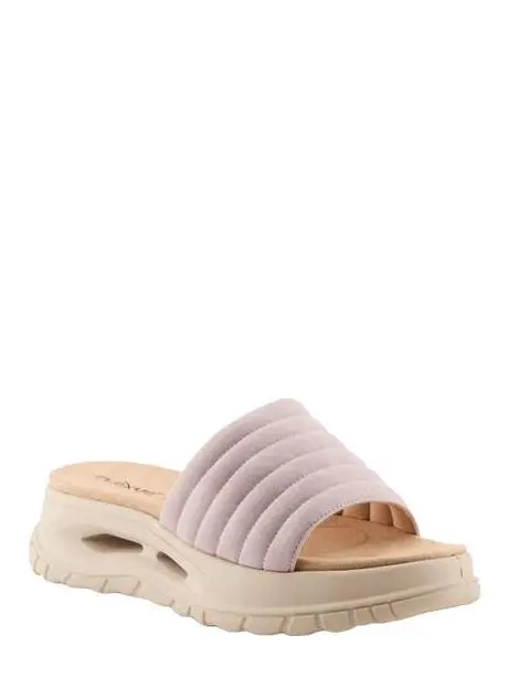 SPRING STEP SHOES Filman Platform Slide Sandal - Light Pink
