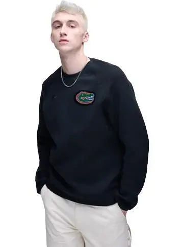 Nike Florida Gators Tech Fleece Raglan Sweatshirt - Black