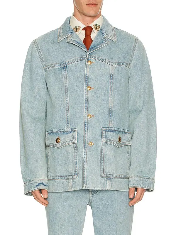Valentino Garavani Denim Jacket - Blue Denim