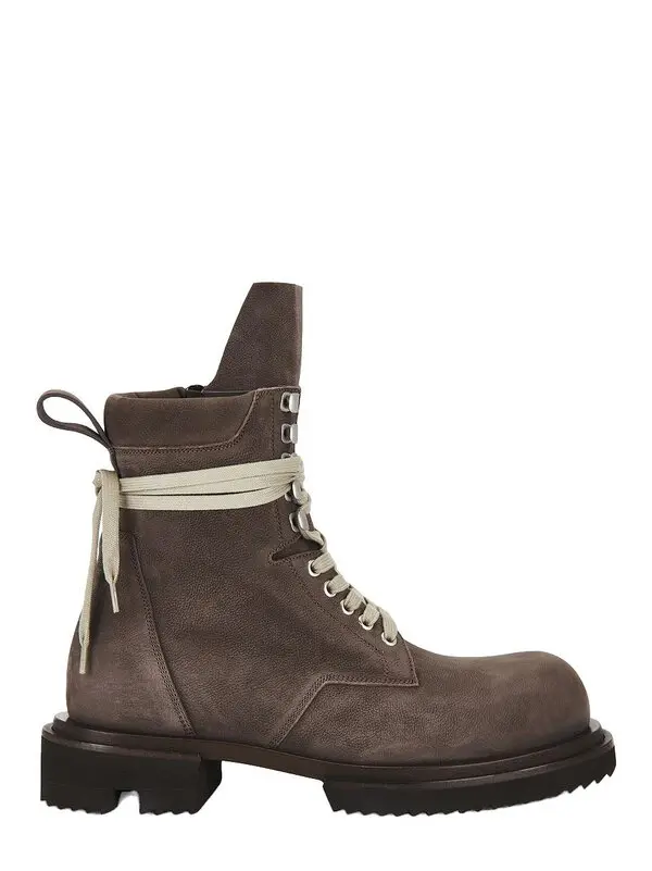 Rick Owens Low Army Gabe Boots - Dark Dust