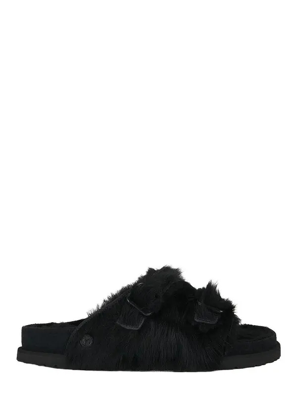 BIRKENSTOCK Zurich Pony Shearling Sandal - Black