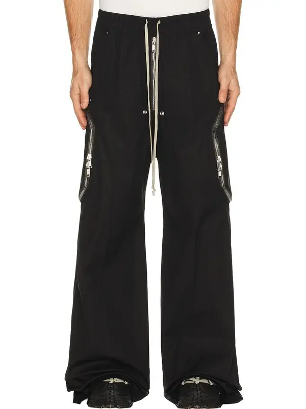 Rick Owens Heizer Belas Trousers - Black