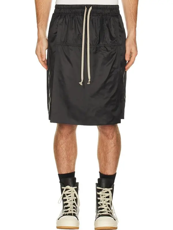 Rick Owens X Moncler Kiltshorts - Black