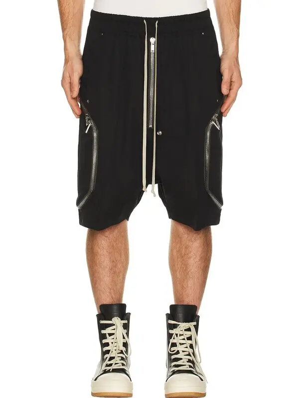 Rick Owens Heizer Bela Shorts - Black
