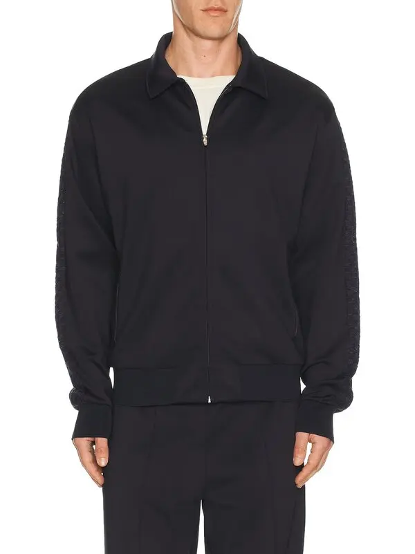 PALMES Tricot Track Jacket - Navy