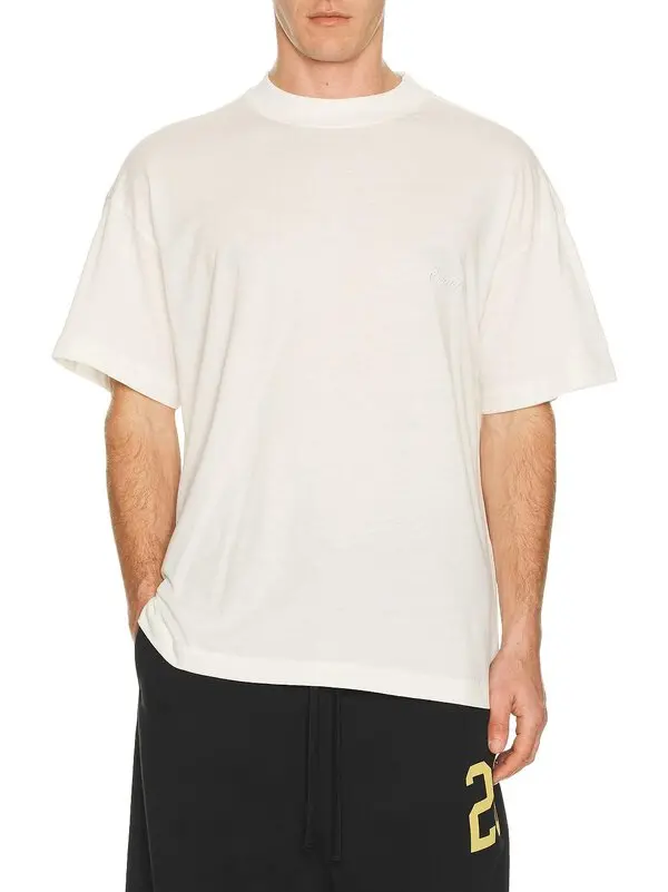 Fear Of God Essential Tee In White - Ivory