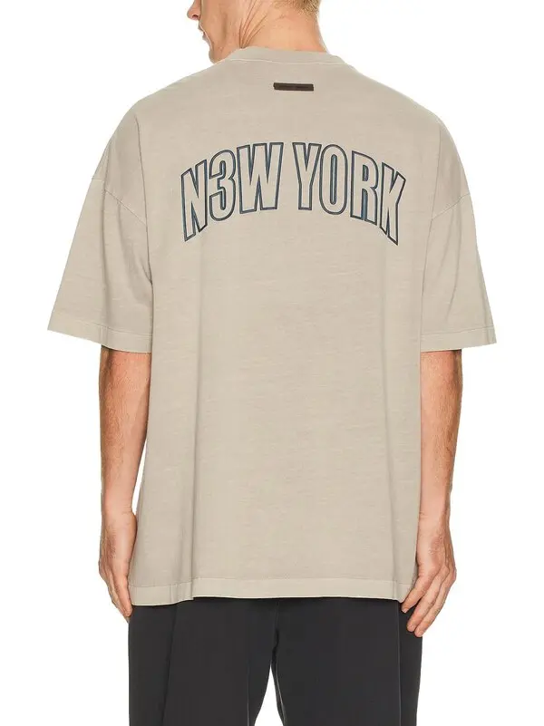 Fear Of God 90's Short Sleeve Tee In Grey - Smoke Grey