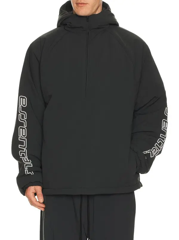 Fear Of God Half Zip Anorak - Vintage Black