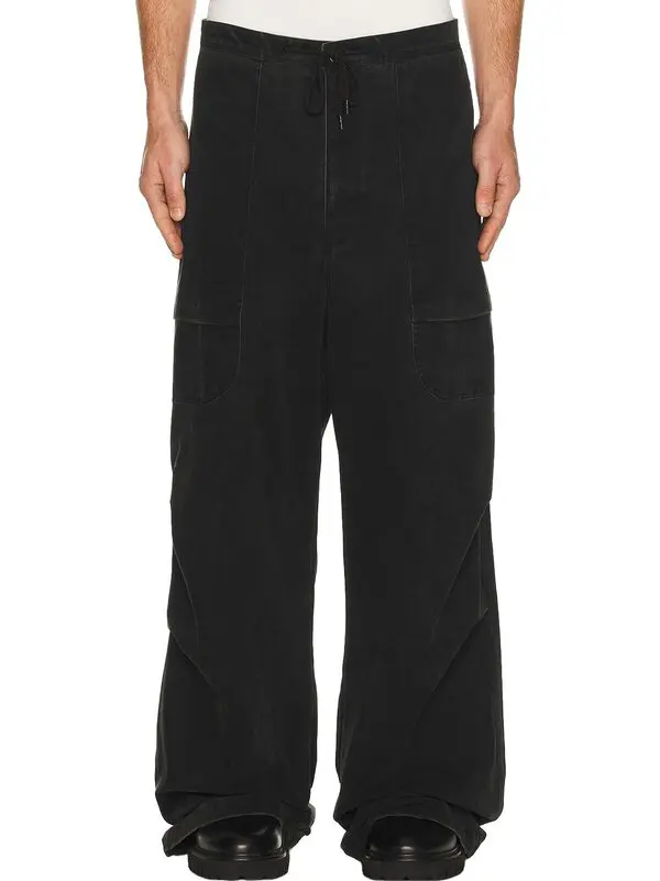 ENTIRE STUDIOS Barren Cargo Pants - Washed Black