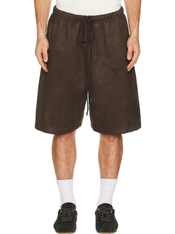 Fear Of God Relaxed Sweatshort - Brown