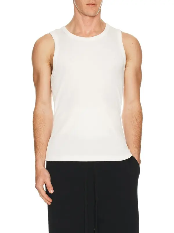 ENTIRE STUDIOS Rib Tank - White