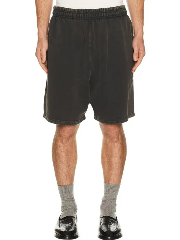 ENTIRE STUDIOS Standard Sweatshort - Washed Black