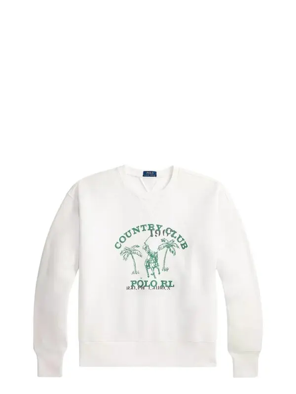 Polo Ralph Lauren Graphic-print Sweatshirt - Neutrals