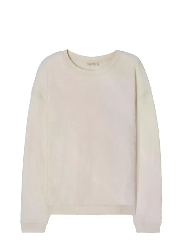 American Vintage Long-sleeved Crew-neck Sweatshirt - Neutrals
