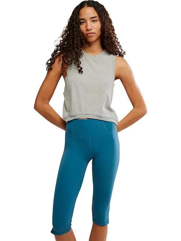 Free People Never Better Mini Leggings - Riptide