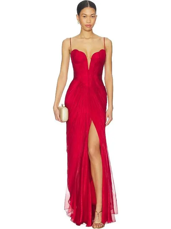 MARIA LUCIA HOHAN Cecilia Gown - Salsa