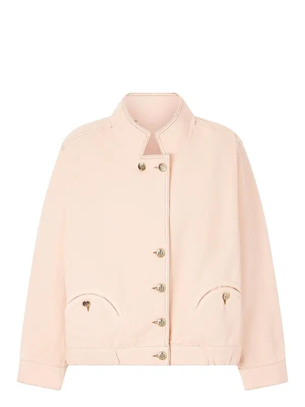 BLAZÉ MILANO Cleo Denim Jacket - Pink