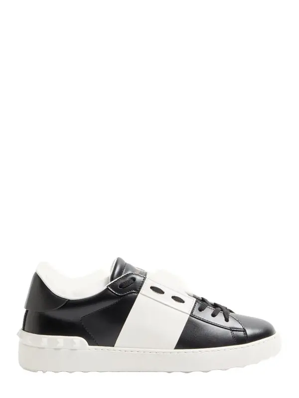 Valentino Garavani Leather Sneakers - Black
