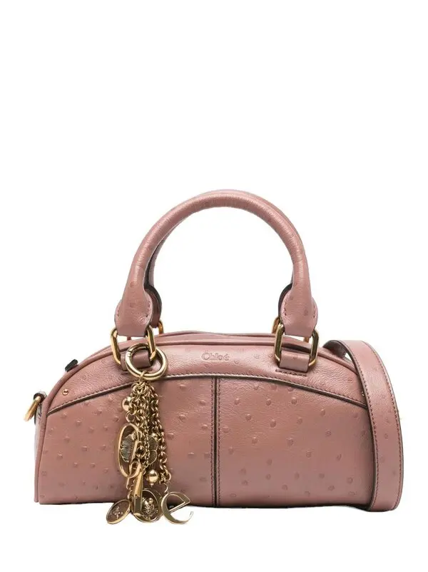 Chloé Bowling Small Leather Handbag - Pink