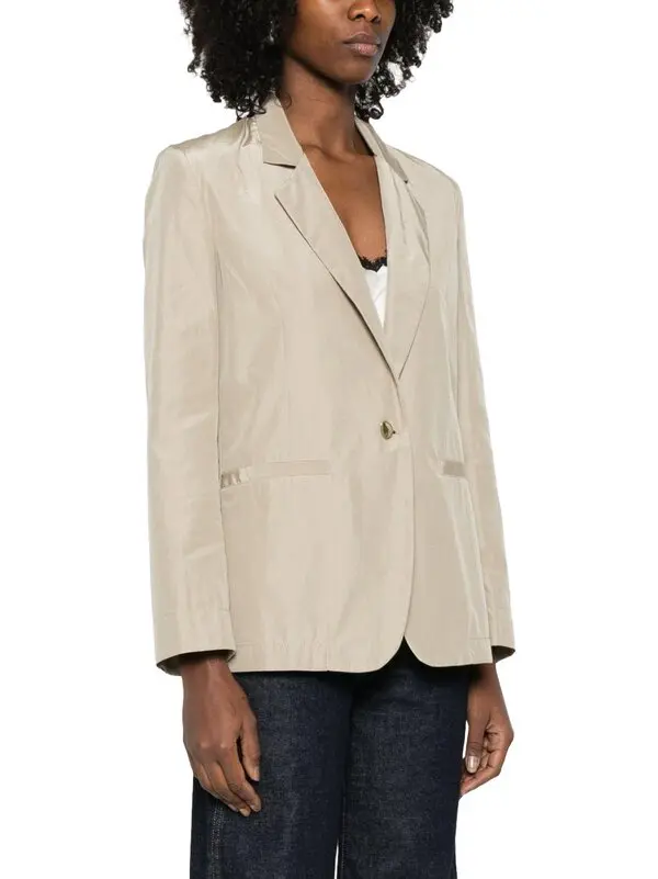FORTE_FORTE Single-breasted Jacket - Beige