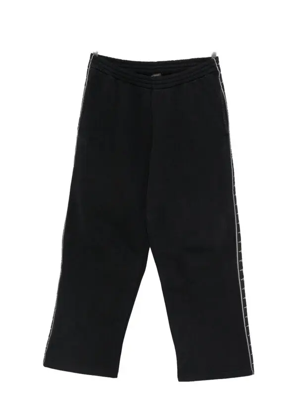 Balenciaga Baggy Stripe Trousers - Black