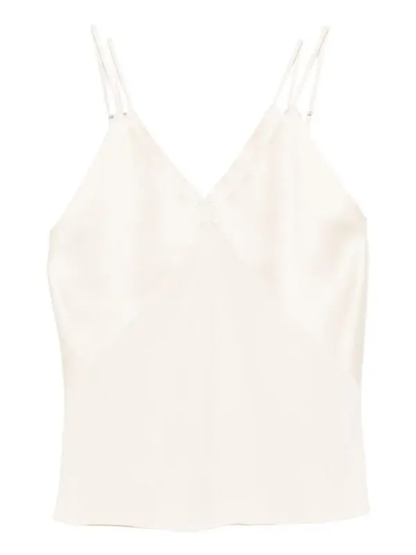 FORTE_FORTE Sleeveless Top - White