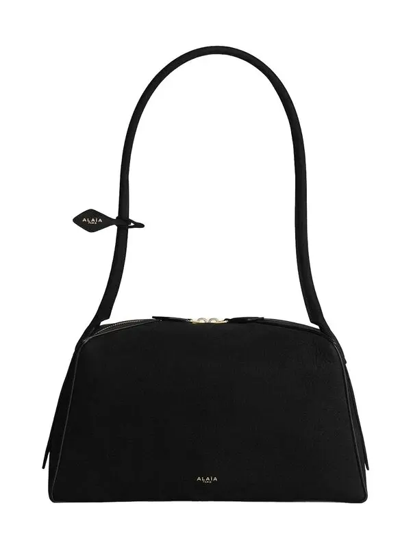 Alaïa Le Bouledogue Leather Shoulder Bag - Black