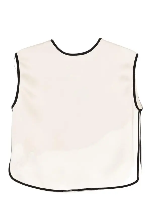 FORTE_FORTE Sleeveless Top - White