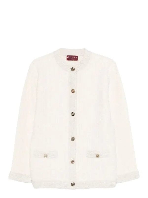 Gucci Wool Cardigan - White