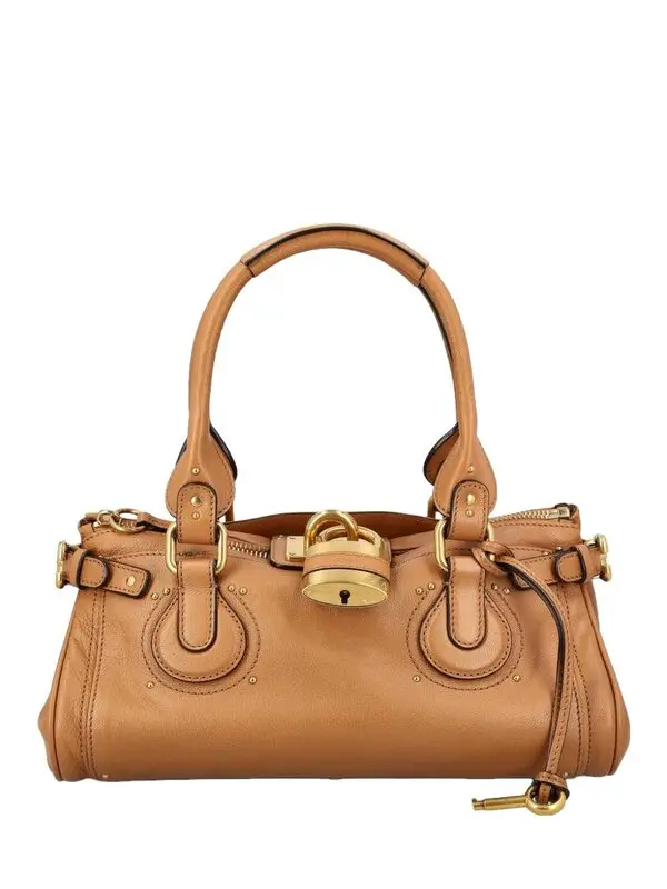 Chloé Paddington Leather Shoulder Bag - Brown