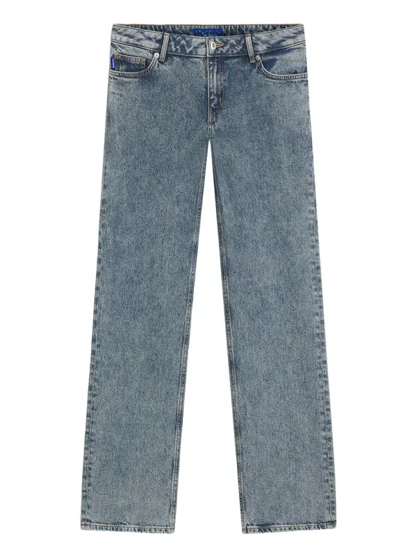 Hugo Boot-cut Jeans In Stretch Denim - Blue