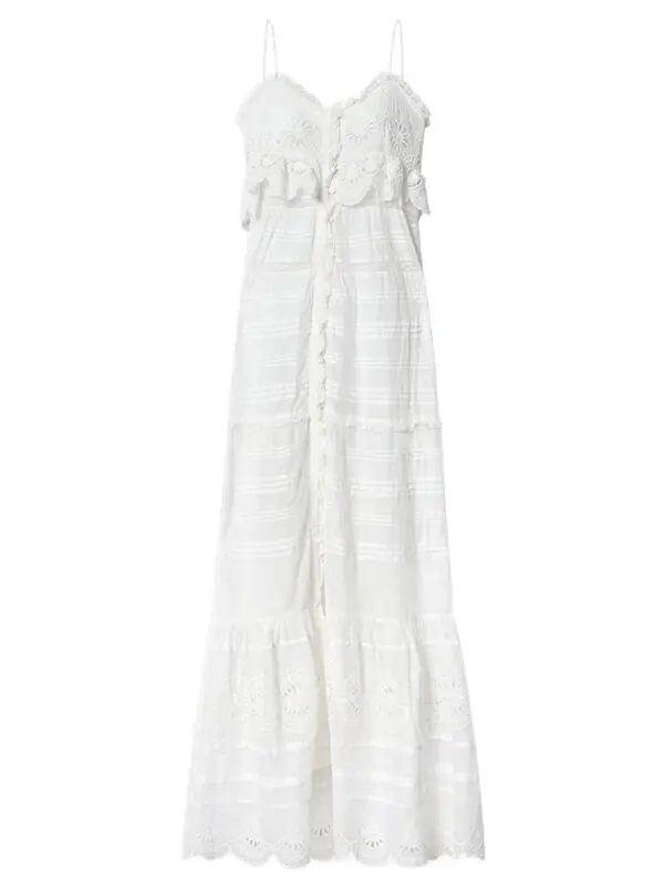 MARANT ETOILE Paule Maxi Dress - White