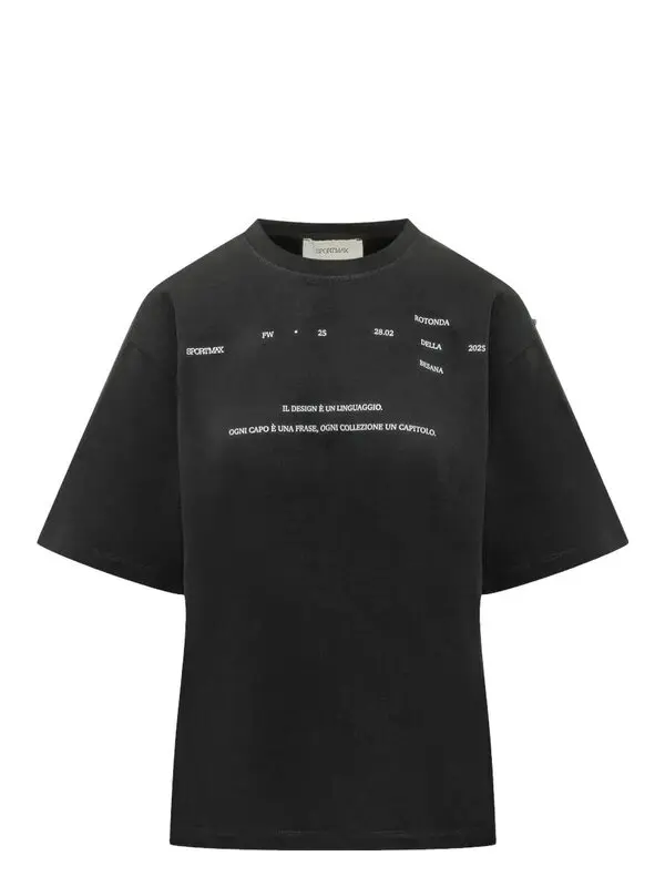 Sportmax Short-sleeve T-shirt - Black