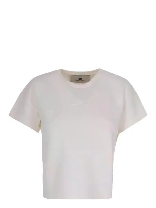 Elisabetta Franchi Logo T-shirt - White