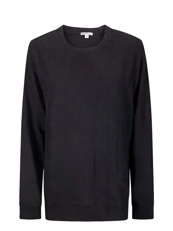JAMES PERSE Crew-neck Sweatshirt - Black