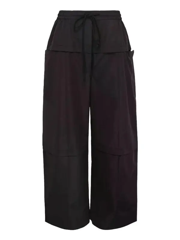 LITKOVSKA Ankle-length Wide-leg Trousers - Black