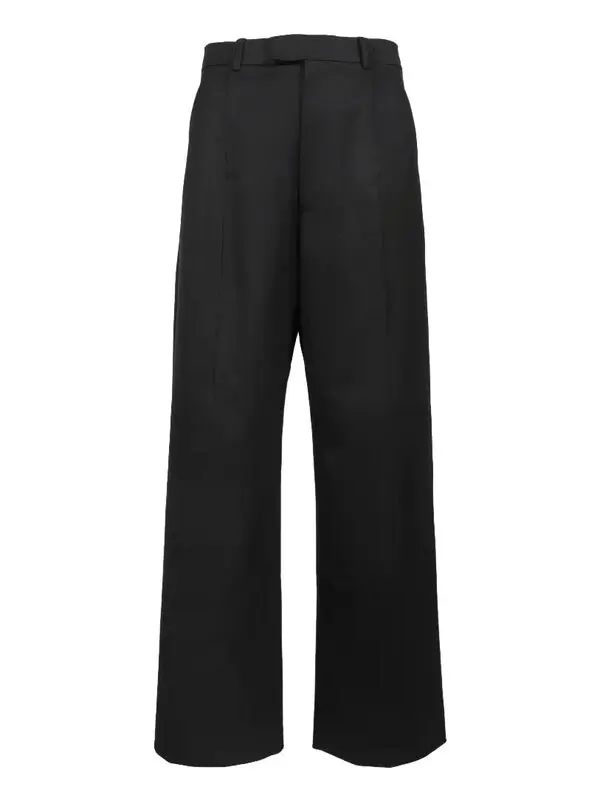 Vetements Belt-loop Wide Leg Trousers - Black