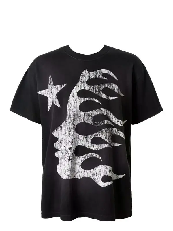 HELLSTAR Star Graphic T-shirt - Black