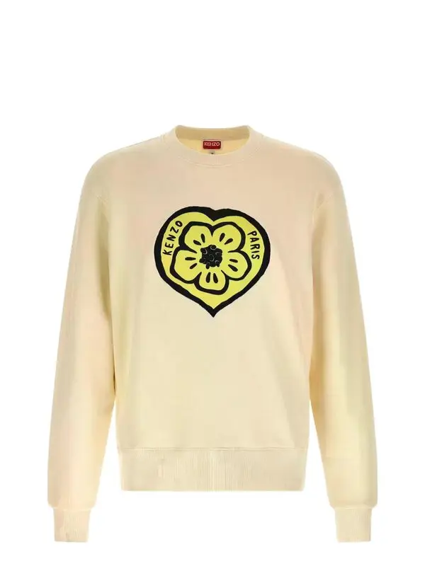 Kenzo Logo-patch Sweatshirt - Neutrals