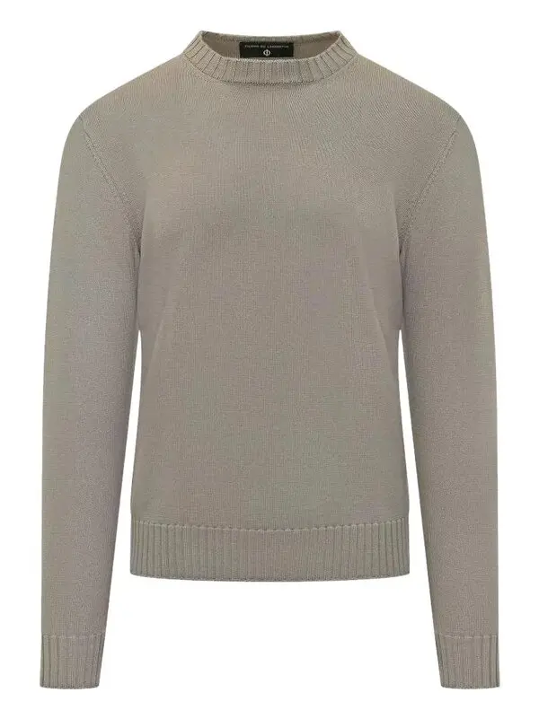 FILIPPO DE LAURENTIIS Crewneck Knit Sweater - Neutrals