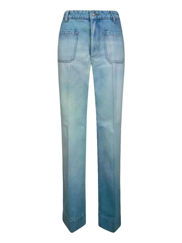 Victoria Beckham Pockets Jeans - Blue