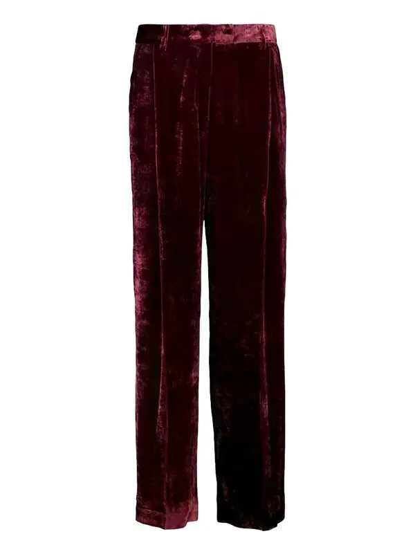 La DoubleJ Velvet Trousers - Red