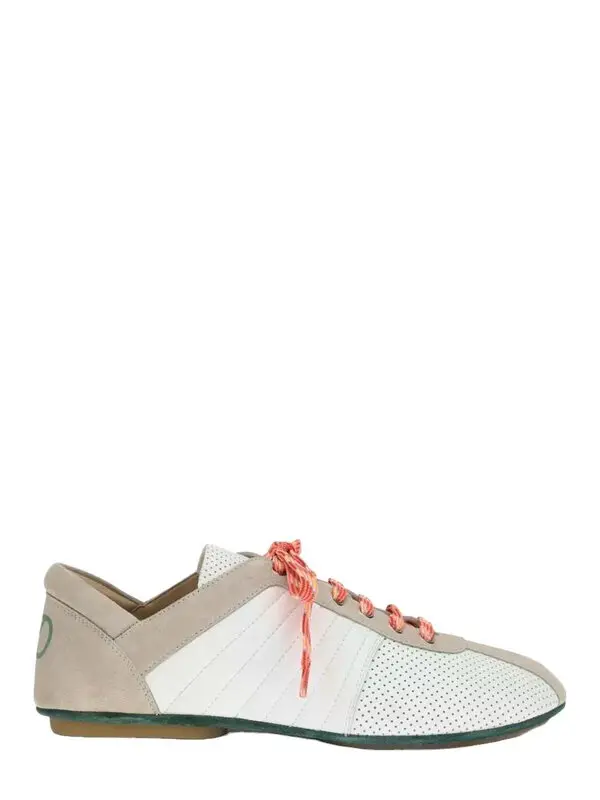Valentino Garavani Perforated Logo Sneakers - White