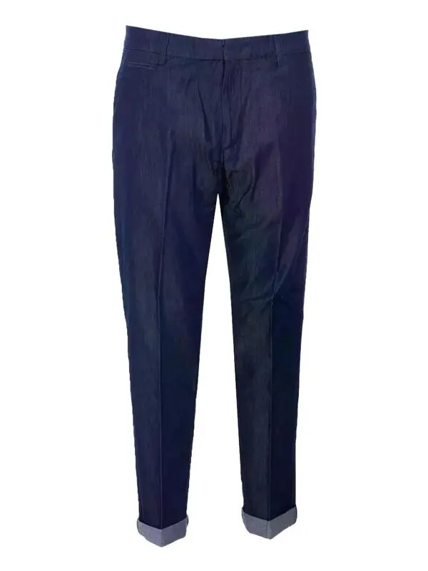 DONDUP Button Cuffs Trousers - Blue