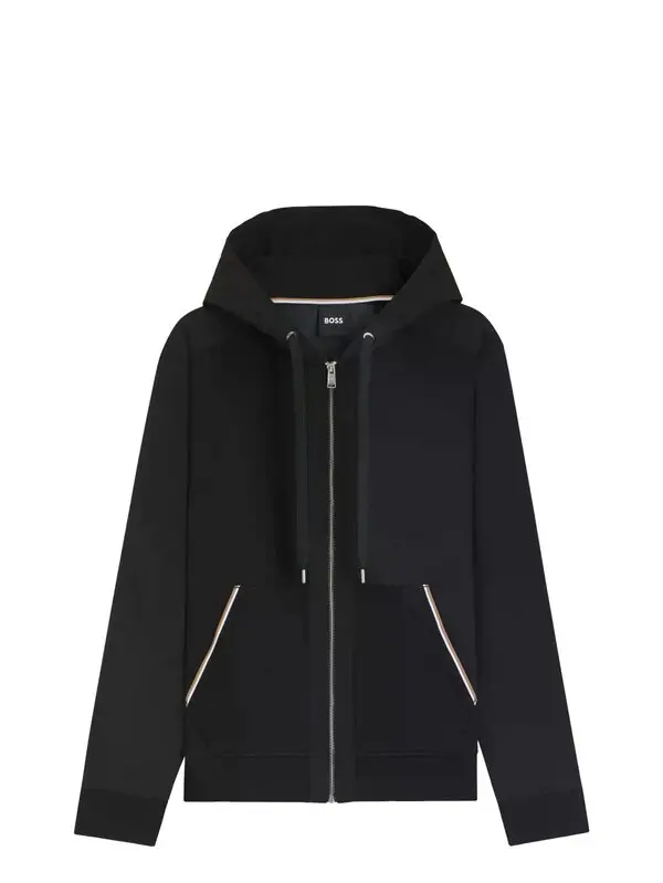BOSS Hooded Zip-up - Black