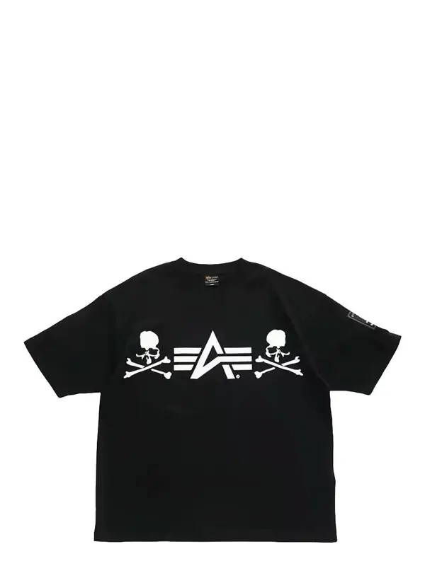 MASTERMIND WORLD Logo-print T-shirt - Black
